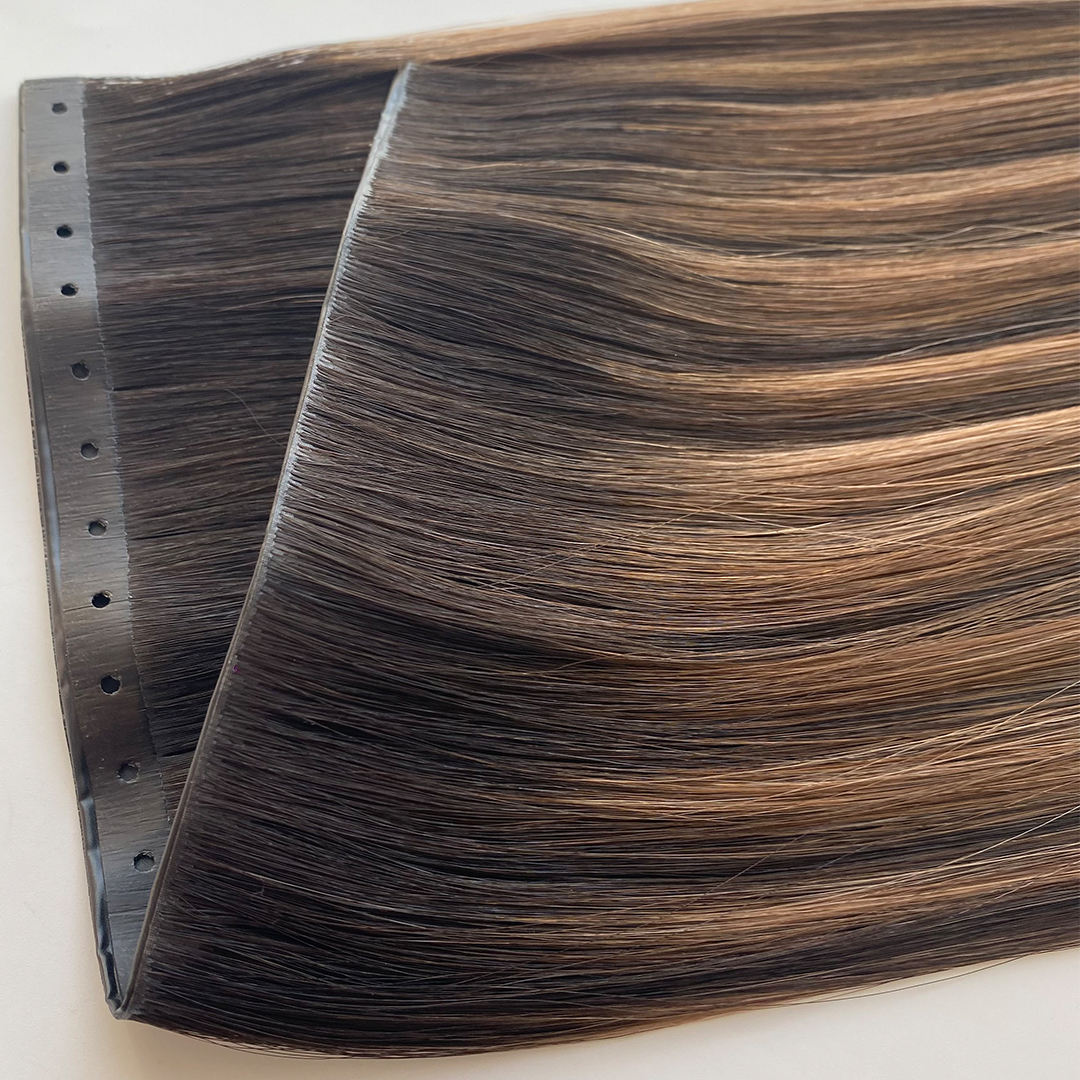 Twin Tab Butterfly Weft Virgin Human Hair Tape In Extensions ...