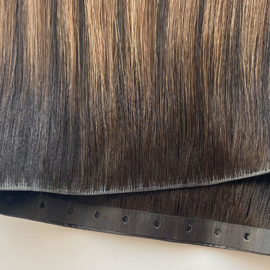 Twin Tab Butterfly Weft Virgin Human Hair Tape In Extensions Invisible ...
